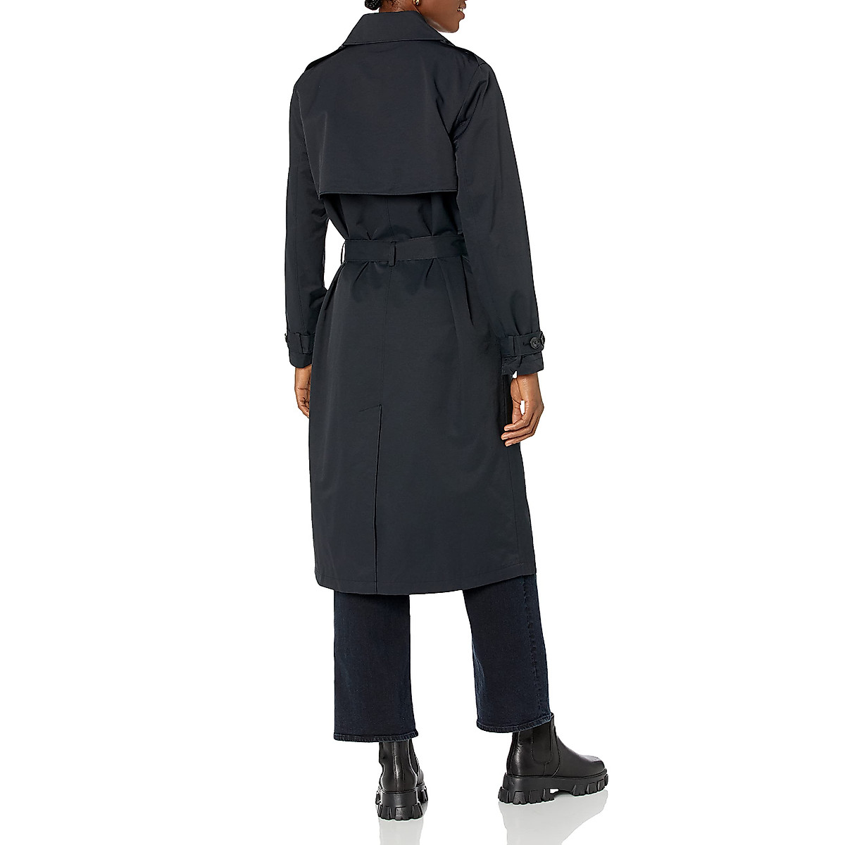 The Drop Women's Noa Trench Coat, Black, S