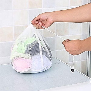 Machine Washable Drawstring Bag For Bra Underwear, Protective Laundry Mesh Bag