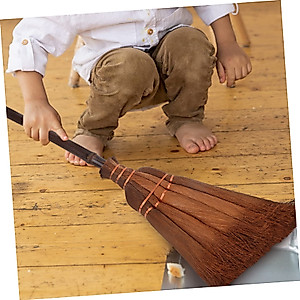 1pc Hand Made Children Broom Educational Toy for Kids Creative Dust Removing Broom Child Sized Housekeeping Tool