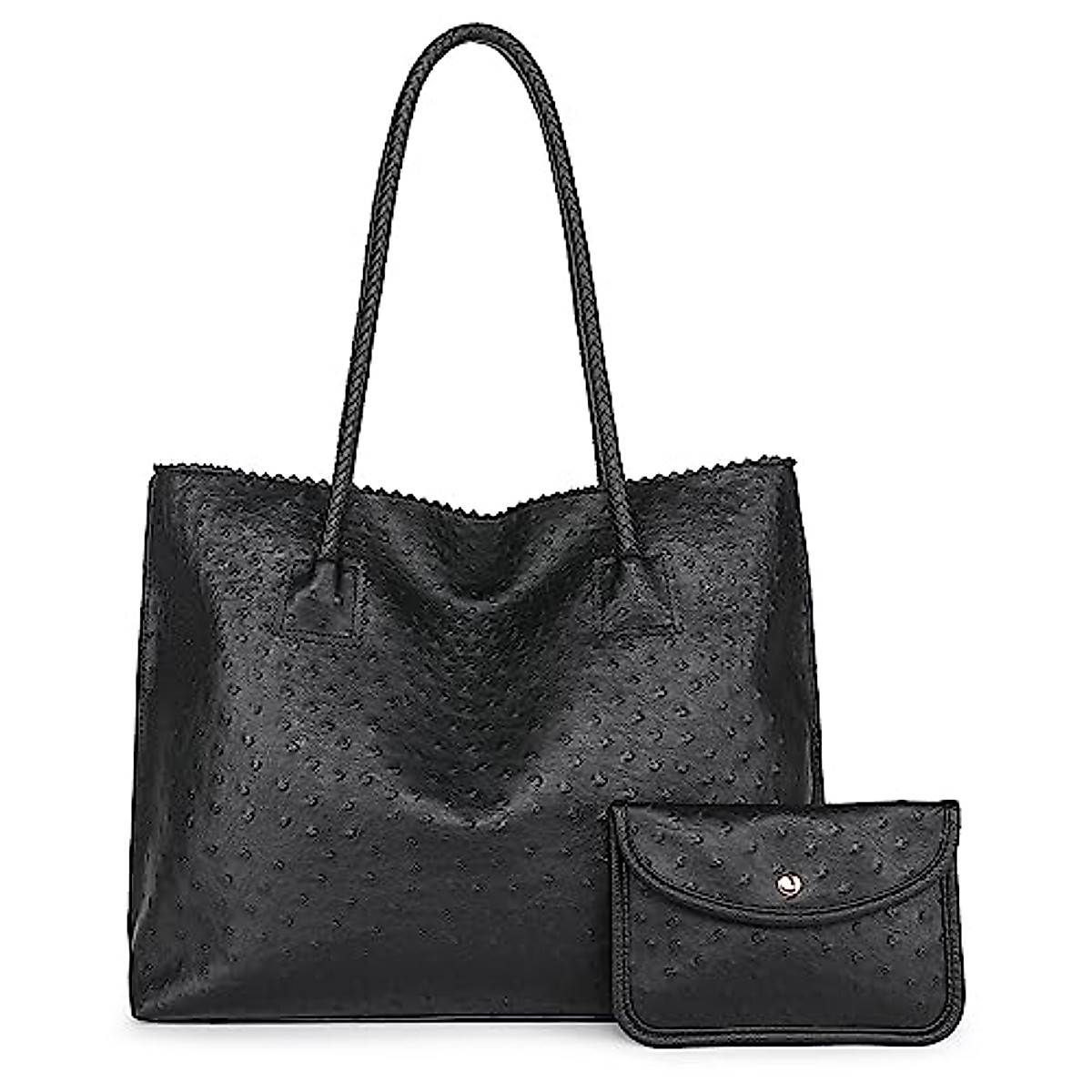 Montana West Tote Bags Large Leather Purses and Handbags for Women Top Handle Shoulder Satchel Hobo Bags MWC2-028EBK