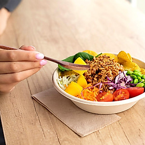 Cabilock Salad Mixing Fork Wood Salad Servers Long Handle Cooking Fork Wooden Kitchen Utensils for Salad BBQ Dessert Vegetable