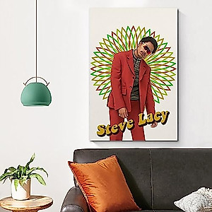 Runaway Steve Lacy Poster Canvas Posters Wall Art Decor Prints Posters Decoration Background Painting Classical for Home Decor Bedroom Bathroom 16x24inch(40x60cm)