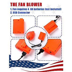 Libima USA Inflatable Dancer Costumes for Kids American Flag Wacky Tube Dancer Costume with Blower (American Flag)