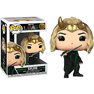 POP Marvel: Loki - Sylvie Funko Pop! Vinyl Figure (Bundled with Compatible Pop Box Protector Case), Multicolored, 3.75 inches