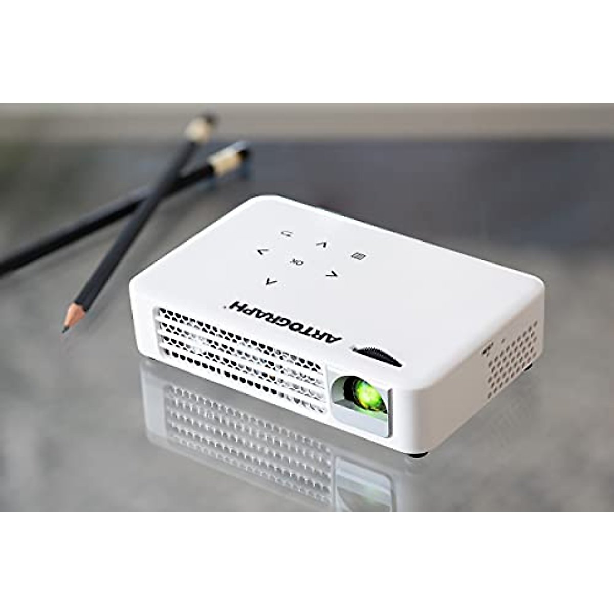 Artograph Flare 450 Digital Art Projector and Remote with Keystone and Grid  Features for Artists