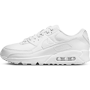 Nike Air Max 90 Women's Sneaker's, White/White/White, Size 9