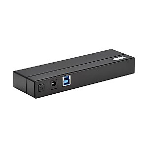 Tripp Lite 7-Port USB-A Mini Hub - USB 3.2 Gen 1, Up to 5 Gigabits per Second, Plug-and-Play No Software Needed, International Plug Adapters for UK, EU, & Australia - 1-Year Warranty (U360-007-INT)