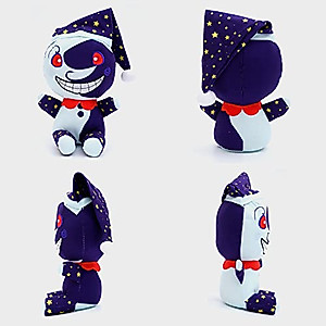 XIUMON Sundrop and Moondrop Plush Toy, Sun and Moon Stuffed Animal,Clown Figure Cartoon Plush for Fans Birthday Gift (2PCS)