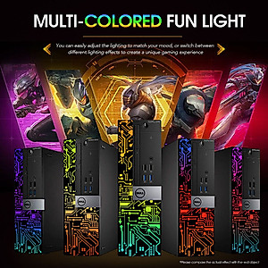 Dell OptiPlex Desktop Computers PC with 24" Monitor Bundle, Intel Core i5-6500, 16GB Ram 240GB+1TB HDD, Built-in WiFi and Bluetooth, RGB Light, HDMI, Altec RGB Keyboard Mouse Windows 10 Pro (Renewed)
