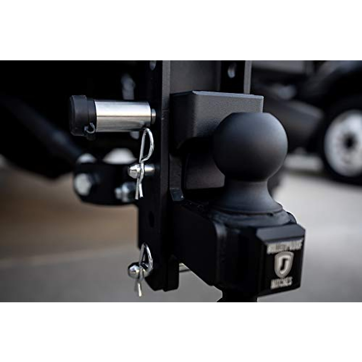 2 Pack - Bulletproof Stainless Steel Trailer Hitch Locking Pin with Weather Resistant Rubber Cap / 5/8" Diameter / Universal Fit