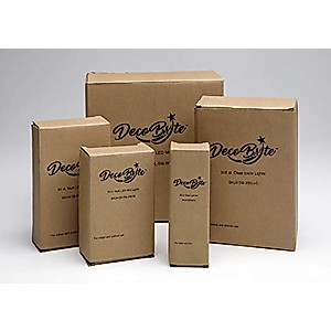 DecoBrite Warm White LED Battery Operated Christmas String Lights with 8 Modes Function 100 ct. 26ft (8m) Micro Bulbs on Green Wire Indoor Outdoor Holidays Patio Decoration (Warm White)