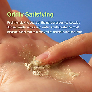 BY WISHTREND] Green Tea & Enzyme Powder Face Wash, All-in-one, Hydrating daily facial cleanser and Gentle exfoliator for pores and blackheads (3.88 Ounce (Pack of 1))