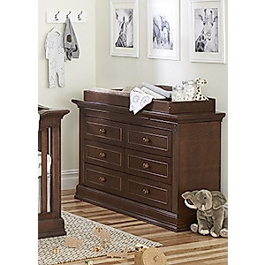 Baby Cache Montana 6 Drawer Dresser in Brown Sugar