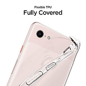 Spigen Liquid Crystal Designed for Google Pixel 3 Case (2018) - Crystal Clear