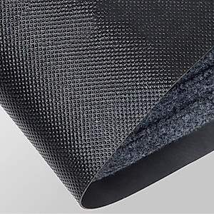 Commercial Grade Door Floor Mat 3' x 10'Heavy Duty Tough Entry Collection Slip Skid Entrance Mat with Rubber Backing and Easy to Clean Indoor Outdoor Rug Grey