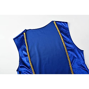 ReliBeauty Boys Saint Joseph Costume Shepherd Costume Saint Costume for Kids with Vest and Headpiece,150