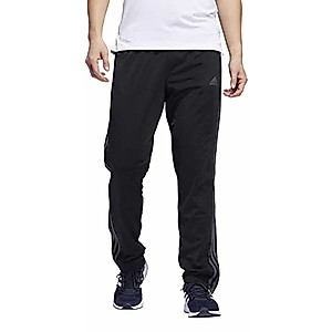 adidas Mens Midweight Essential Tricot Zip Track Pants (as1, Alpha, m, Regular, Regular, Black/Grey Six)
