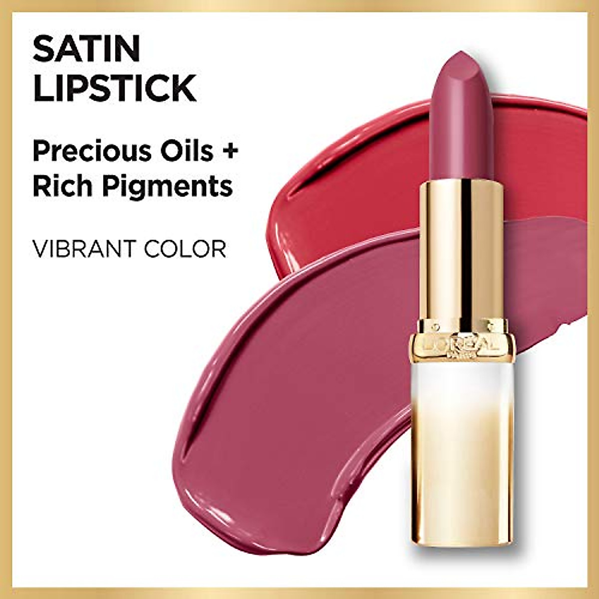 L’Oréal Paris Age Perfect Satin Lipstick with Precious Oils, 214 Cinnamon Spice, 0.13 Ounce