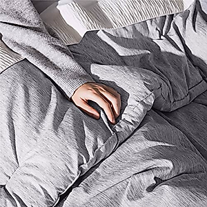 Bedsure White Quilt Queen Size and Queen Comforter Set Grey, Soft Quilt Bedding Set for All Seasons
