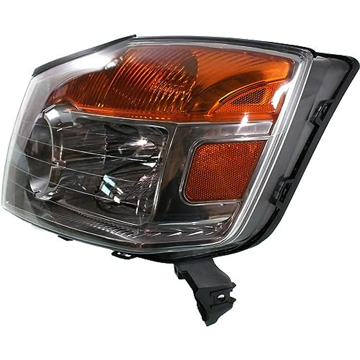 HDOZTOJI Headlight Halogen Bulb Left Side Clear Lens W/Bulb Headlamp for Nissan for Armada LE 08-09 & SE 08-10 & Platinum 10-15 & SL/SV 11-15 & Base 12-15 13440261 NI2502175
