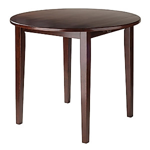 Winsome Wood Clayton Dining Walnut, 35.98x35.98x29.13 Hamilton Seating, Antique Walnut