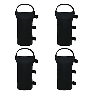 Gardzen Canopy Weights Sand Bags, Sandbags for Weight, Tent Weight Bags Set of 4 for Camping Canopy, Outdoor Patio Shelter Umbrellas
