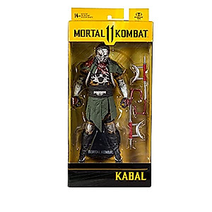 McFarlane Mortal Kombat 7IN Figures WV6 - KABAL (Bloody), 11067