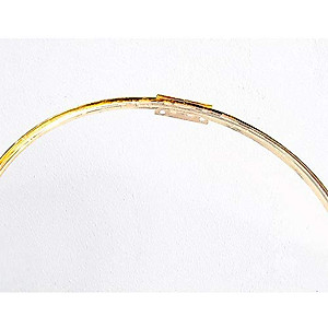 Floating Shelves Wall Mounted, Circular Wall Hanging Iron and Glass Golden Shelf, Home Decoration Accessories Wall Decor, for Bedroom, Living Room, Bathroom, Kitchen, Office