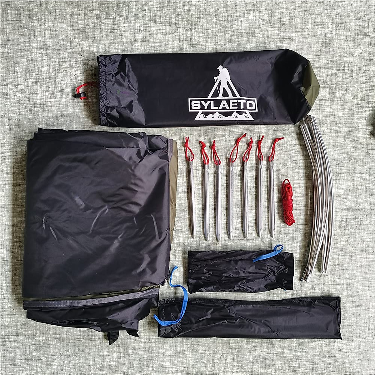 MCETO Upgrade 1 Person Ultralight Bivvy Tent, Ventilation Backpacking Outdoor Camping Bivy Sacks Sleeping Bag Tent Hiking Adventure Equipment