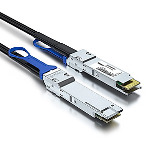 400G QSFP-DD DAC Cable - 400GBASE QSFP-DD to QSFP-DD Passive Direct Attach Copper Twinax Cable for Mellanox MCP1660-W001E30, 1-Meter(3.3ft)