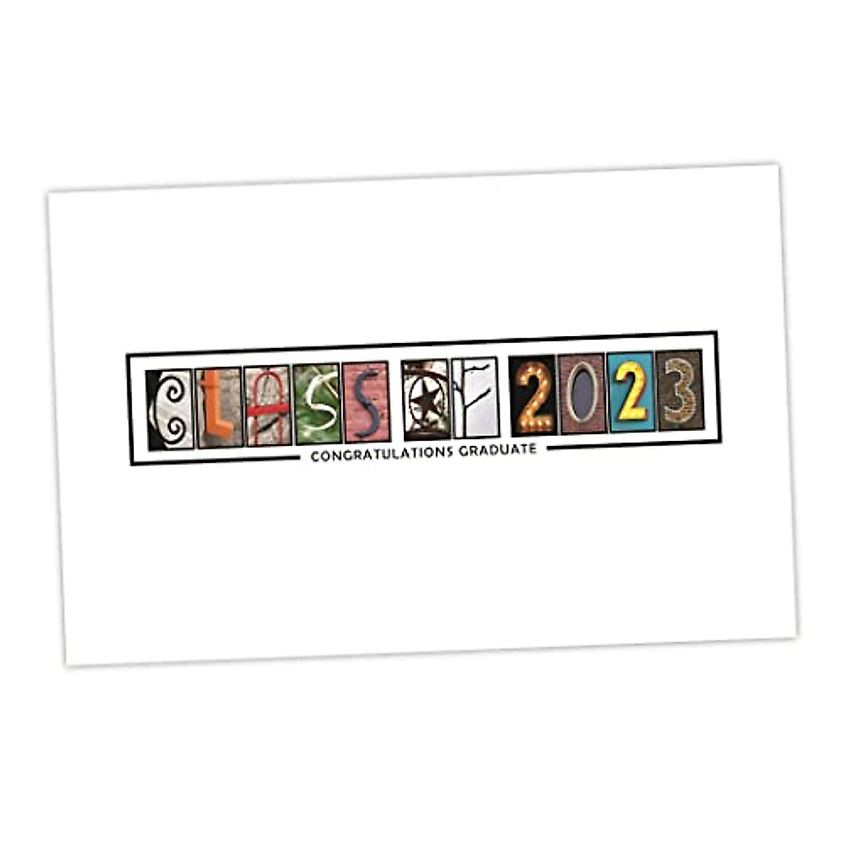 Katie Doodle 2023 Graduation Decorations - Creative Guest Book Alternative - Great Graduation Party Supplies, Class of 2023 Decorations or Graduation Gifts - 11x17 Class of 2023 Sign Poster [Unframed]