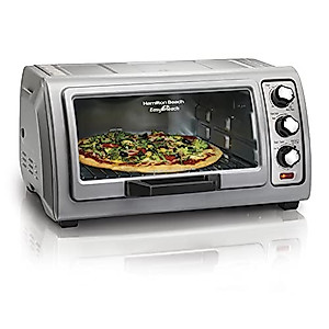 Hamilton Beach 6 Slice Toaster Oven With Roll-Top Door + Hamilton Beach Wave Action Blender (40 Oz)
