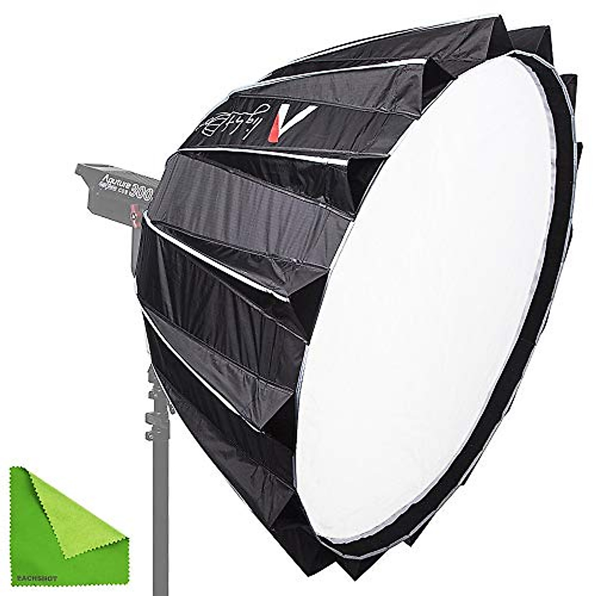 Aputure Light Dome II Studio Reflector Softbox Bowens Mount with Diffuser Cloth Honeycomb Grid Gel Holder Carry Bag 120T 120D 120D II 300D 300D II LED Video Light
