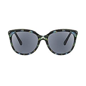 Sofia Vergara x Foster Grant Women's Margarita Full Lens SunReaders Cat-Eye Reading Glasses, Milky Blue Tortoise, 55 mm + 1.75