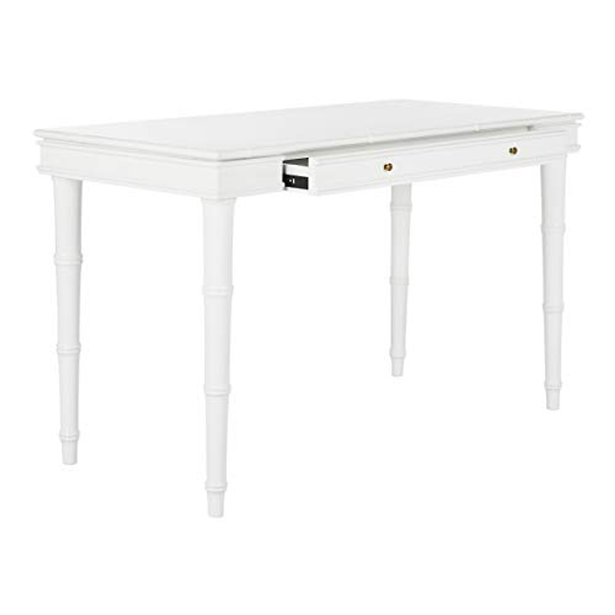 Safavieh Home Office Noely Modern Coastal White 1-drawer Writing Desk