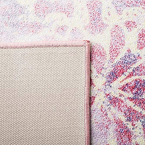 SAFAVIEH Machine Washable Slip Resistant Collection 6' 7" x 9' Purple/Pink Inspired by Disney's live action film Aladdin - Jasmine Area Rug