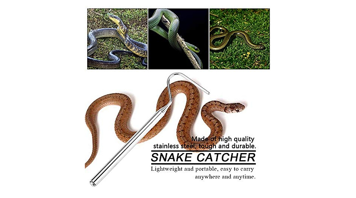 Labuduo Reptile Capture Hook, Extensible Reptile Catcher, Stainless ...