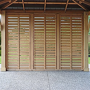 Yardistry 10' Meridian Wood Privacy Wall