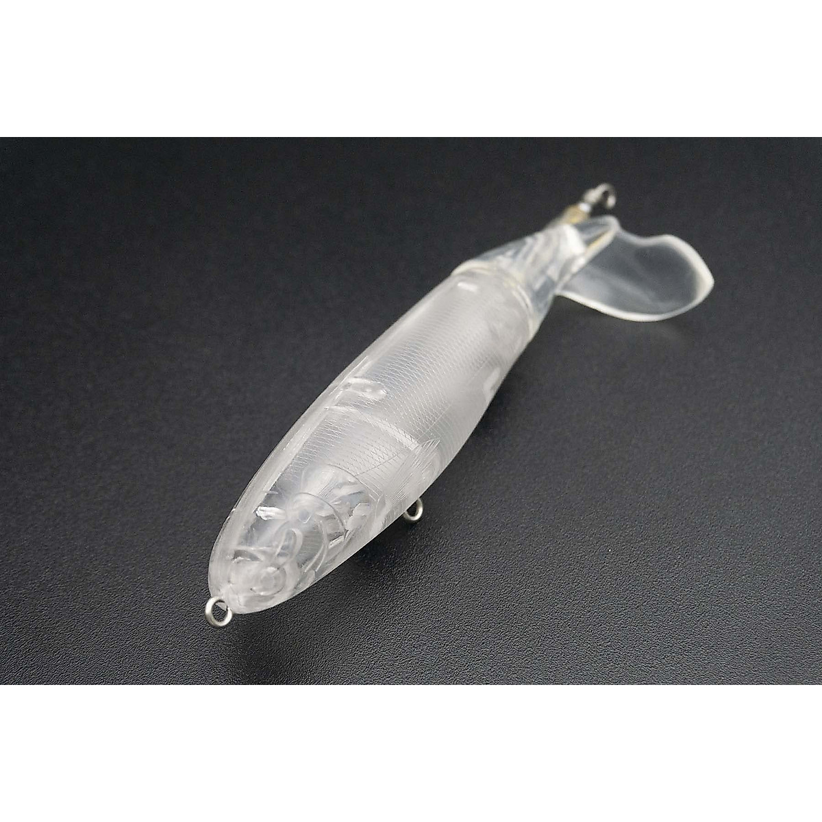 5PCS Unpainted Lure Blanks 14.19g 10.7cm with Free Special Eye Crankbait Simulation Blank Body Clear Hard Baits Trout Salmon Minnow Lure Popper Lures Topwater Freshwater 8339L