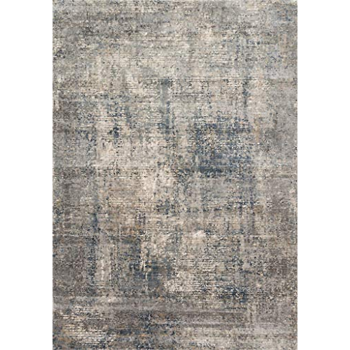 Loloi II Teagan Collection TEA-05 Denim/Slate, Contemporary 5'-3" x 7'-6" Area Rug