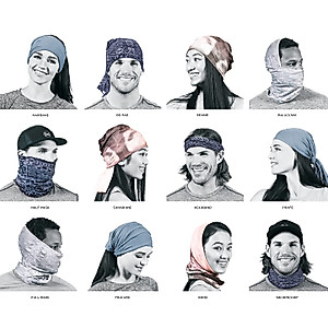 BUFF Multifunctional Neckwear CoolNet UV 360° Reflective Worn 12+ Ways, R-Lavender Heather, One Size