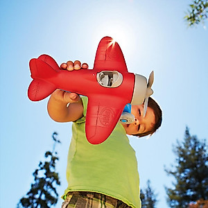 Green Toys Airplane - BPA Free, Phthalates Free, Red Aero Plane for Improving Aeronautical Knowledge of Children. Toys and Games