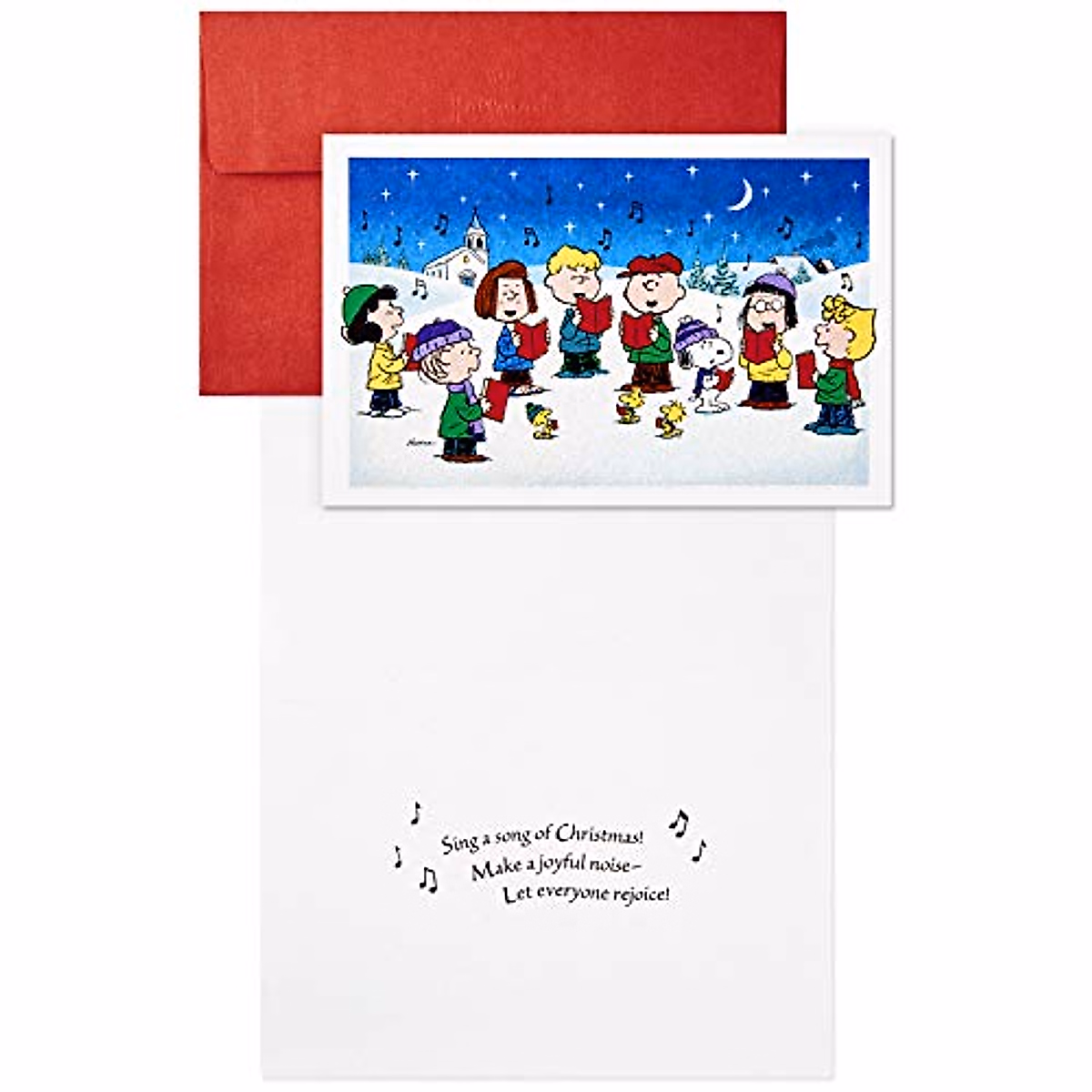 Hallmark Boxed Christmas Cards, Peanuts Gang (40 Cards with Envelopes), 1XPX2803