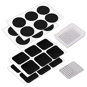 26pcs Puncture Bike Tire Repair Kit Tyre, 24pcs Tire Patches and 2pcs Metal Rasps Bicycle Tire Repair Kit Practical Bike Tire Patch Kit Road Bike Tube Patch Tool Easy & Quick Repair for Bicycle