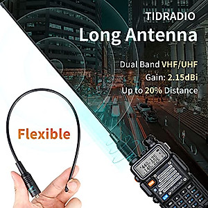 TIDRADIO UV-5R Pro 8W Ham Radio Handheld 144-148Mhz/420-450Mhz TIDRADIO UV-5R Dual Band Two-Way Radio Walkie Talkies kit