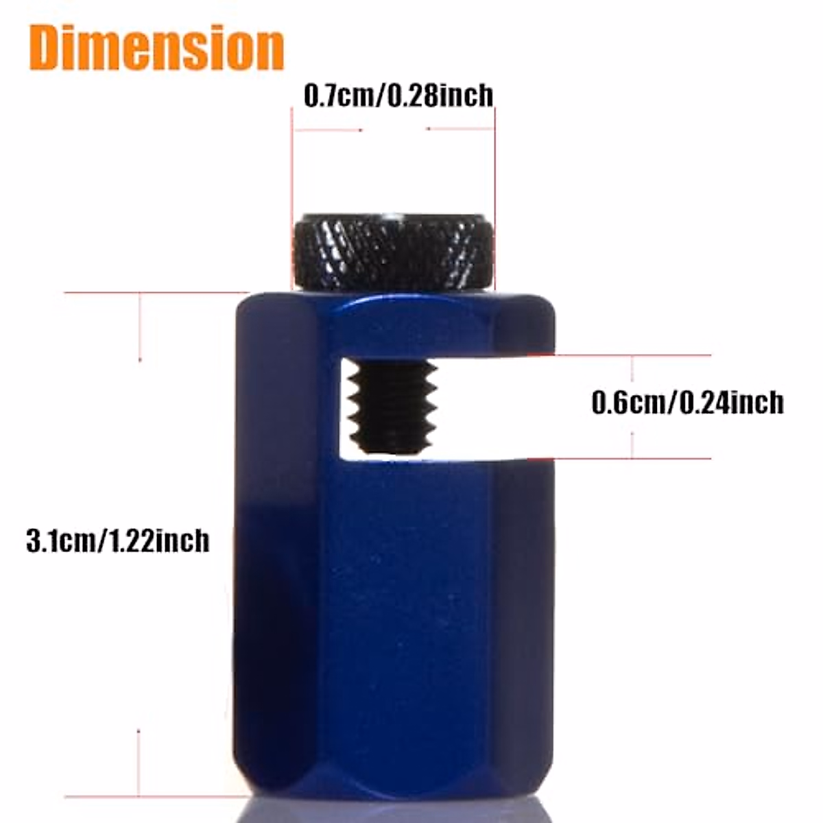 Aongch Tall Stair Gauges for Framing Square, Carabiner Stair guages Knobs Tool for Carpentry Squares Stair and Rafter Gauge Clamps