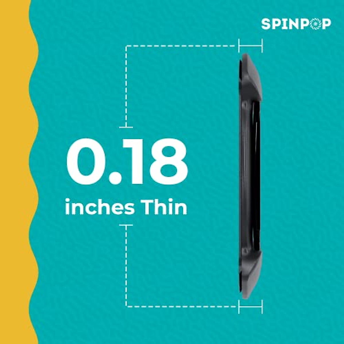 Disney Slim Grip Phone Grip Kickstand Accessory - Super Thin Wireless Charger Compatible, Back Bone for iPhone,iPad,iPod,Samsung (Princess Jasmine)