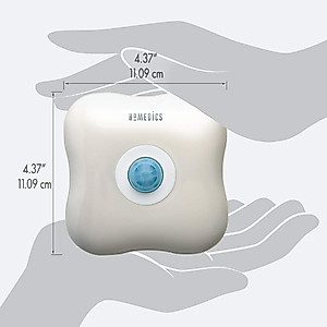 Homedics TotalClean Personal UV-C Plug-In Air Sanitizer – Small Air Purifier for Bedrooms and Bathrooms, Built-In Night-Light for Small Spaces, Auto-On Motion, White