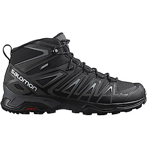 Salomon X Ultra Pioneer MID CLIMASALOMON Waterproof Hiking Boots for Men, Black/Magnet/Monument, 7