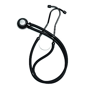 Labtron Sprague Rappaport Stethoscope, Midnight Black, 602bk
